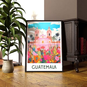 Printable Guatemala Poster Antigua Guatemala Print Guatemala Travel ...