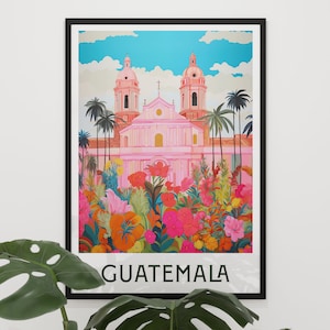 Printable Guatemala Poster Antigua Guatemala Print Guatemala Travel ...