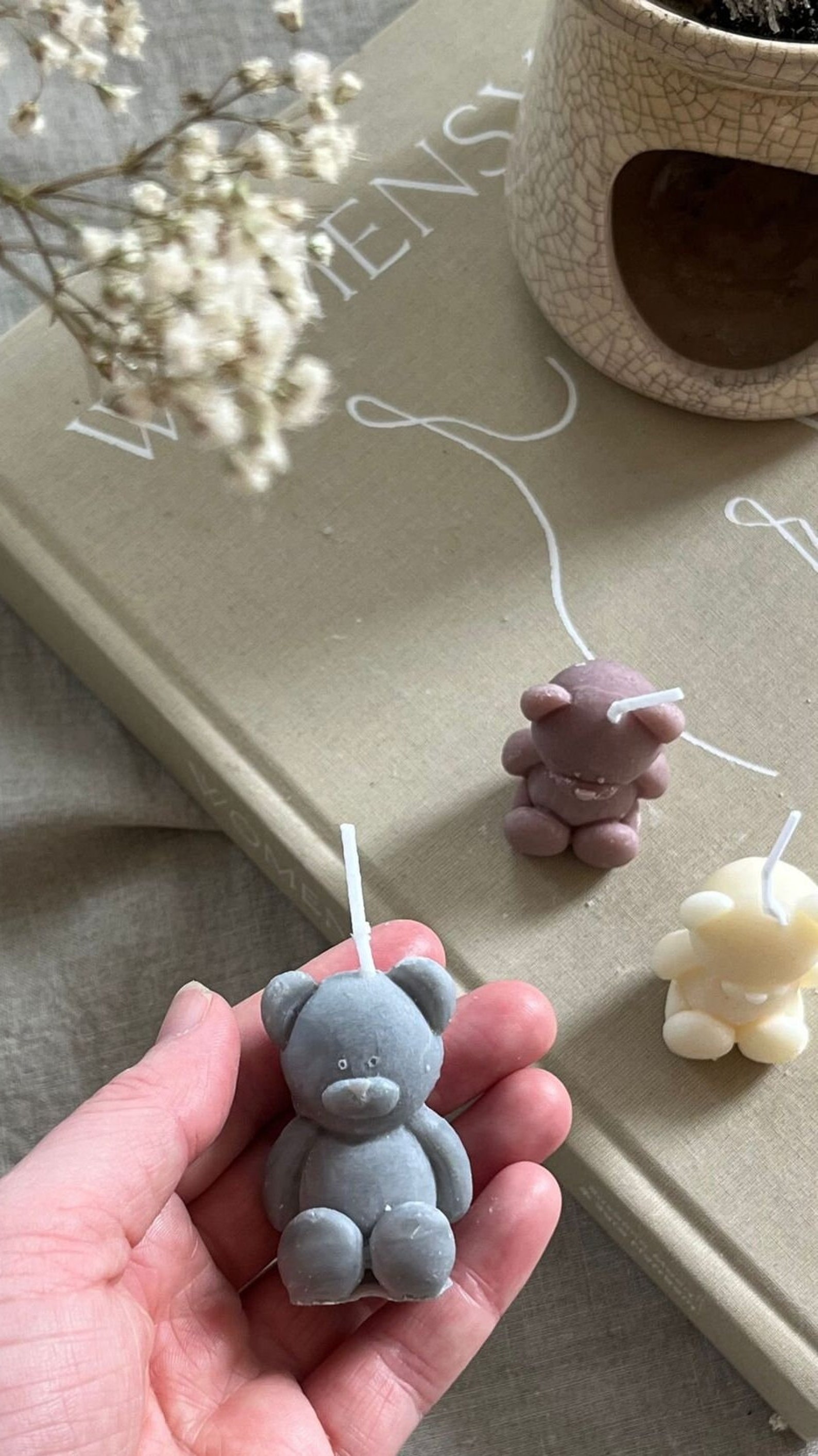 Teddy Bear Candle Beautifully Crafted Candle - Etsy