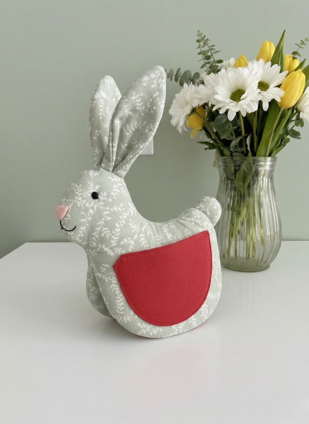 Bunny Oven Mitt Sewing Pattern PDF | the Hot Hopper Bunny Potholder ...