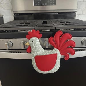 Chicken Oven Mitt Sewing Pattern PDF | the Red Tail Chicken Potholder ...