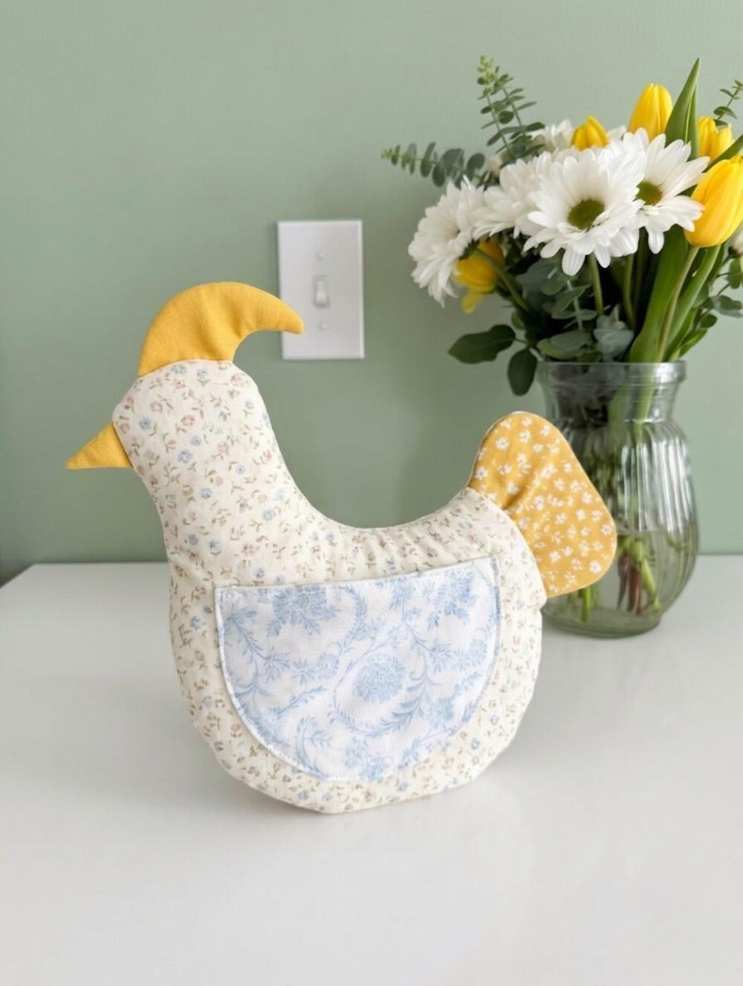 Chicken Oven Mitt Sewing Pattern | the Wave Top Potholder Pattern ...