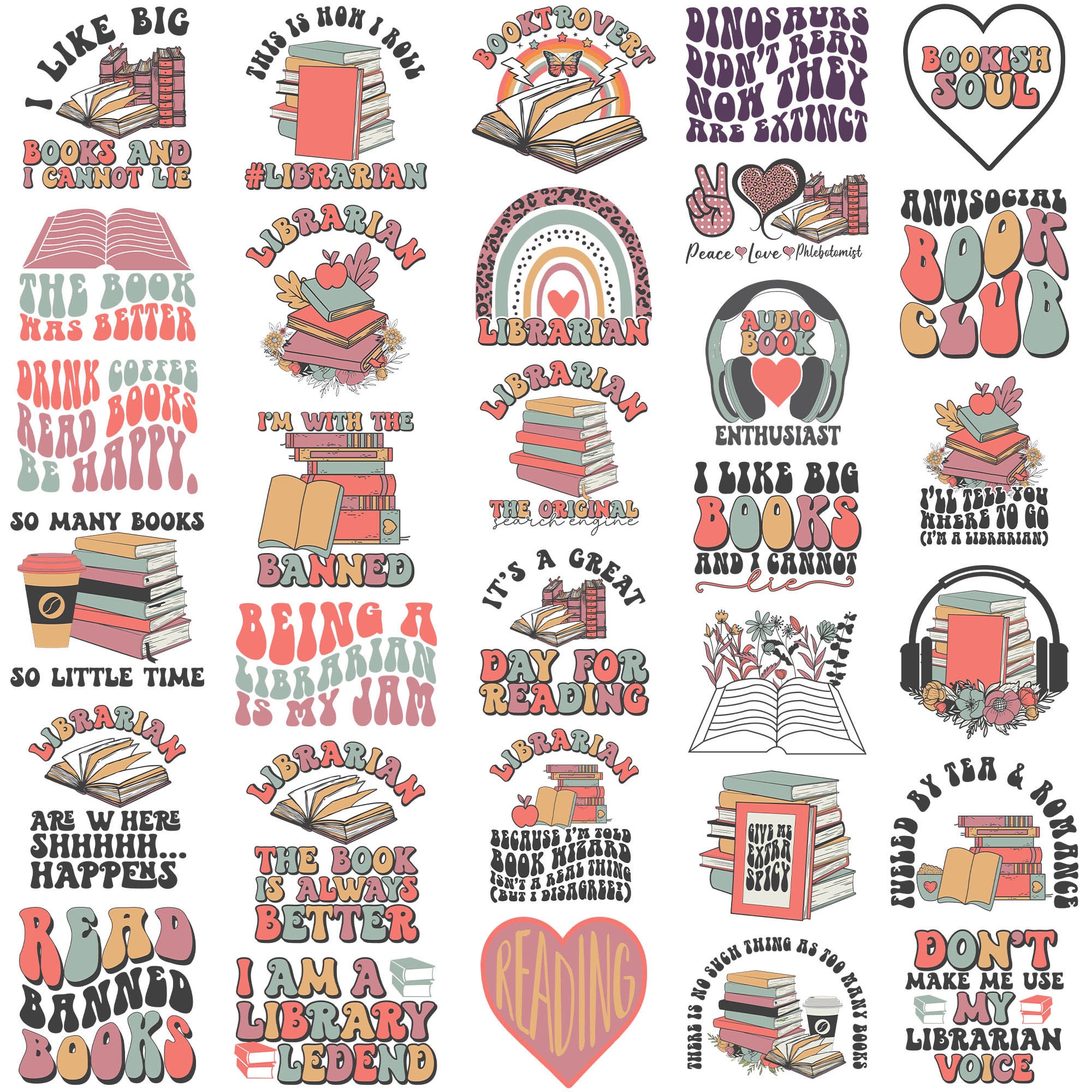 Reading Book Svg Png Bundle Book Lover Quote Antisocial Book Club ...