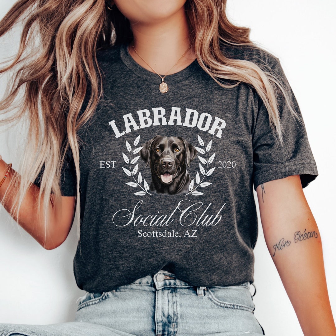 Labrador Social Club Shirt, Labrador Shirt, Labrador T-shirt, Shirt ...