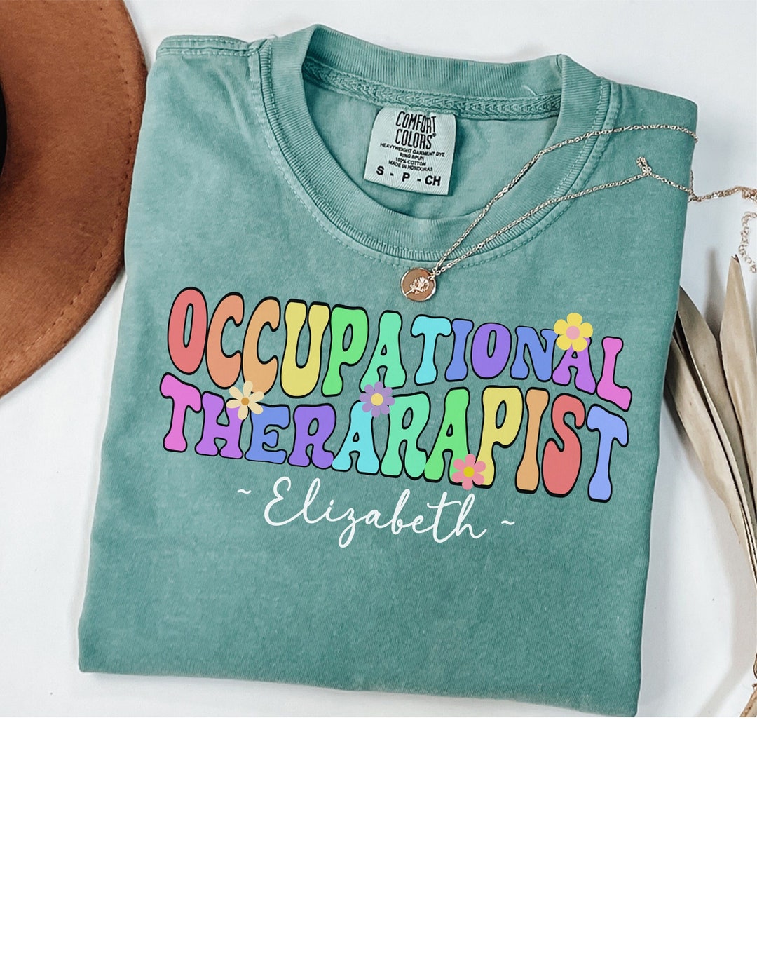 Personalized Occupational Therapy Shirt, Comfort Colors® Therapist ...
