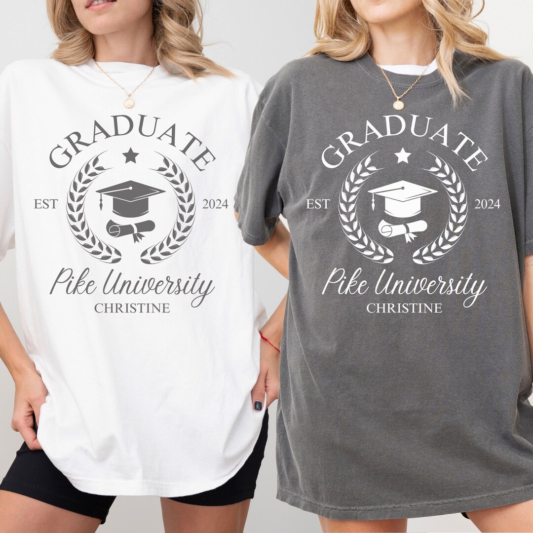 Custom Graduation Shirt 2024, Graduation 2024 T-shirt, Class of 2024 ...