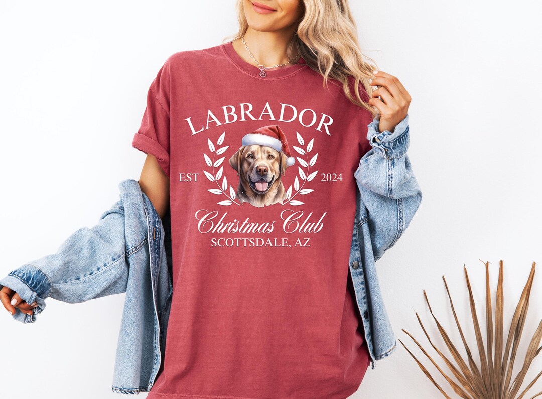 Custom Christmas Labrador Shirt, Labrador Christmas, Labrador Lover ...