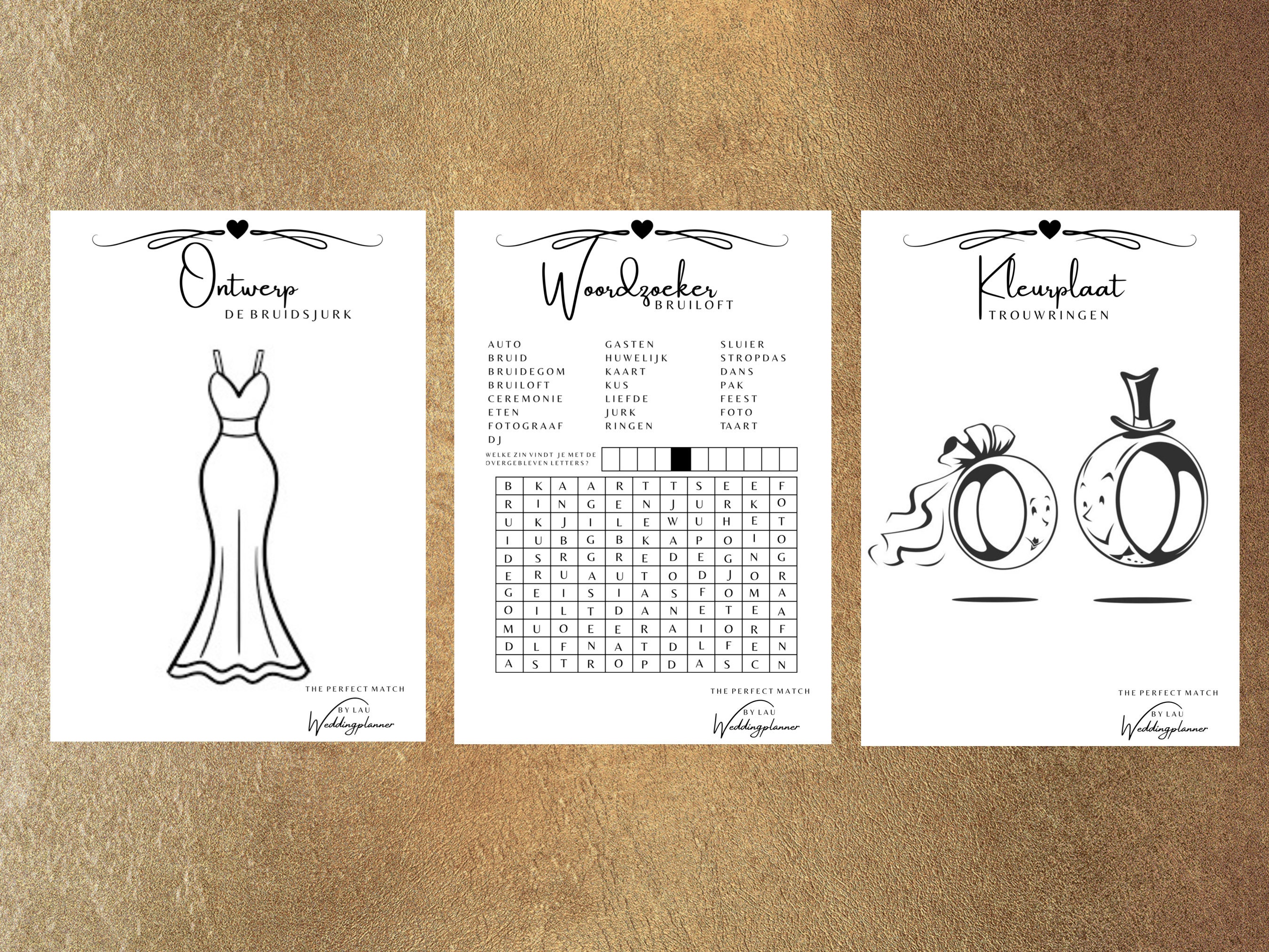 Bruiloft activiteiten bladen voor kinderen 16 pagina’s - Etsy Nederland