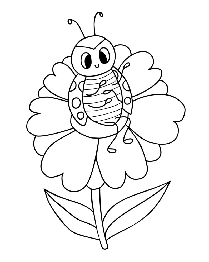 25 Pieces of Ladybug Coloring Pages / Children Coloring / Children ...