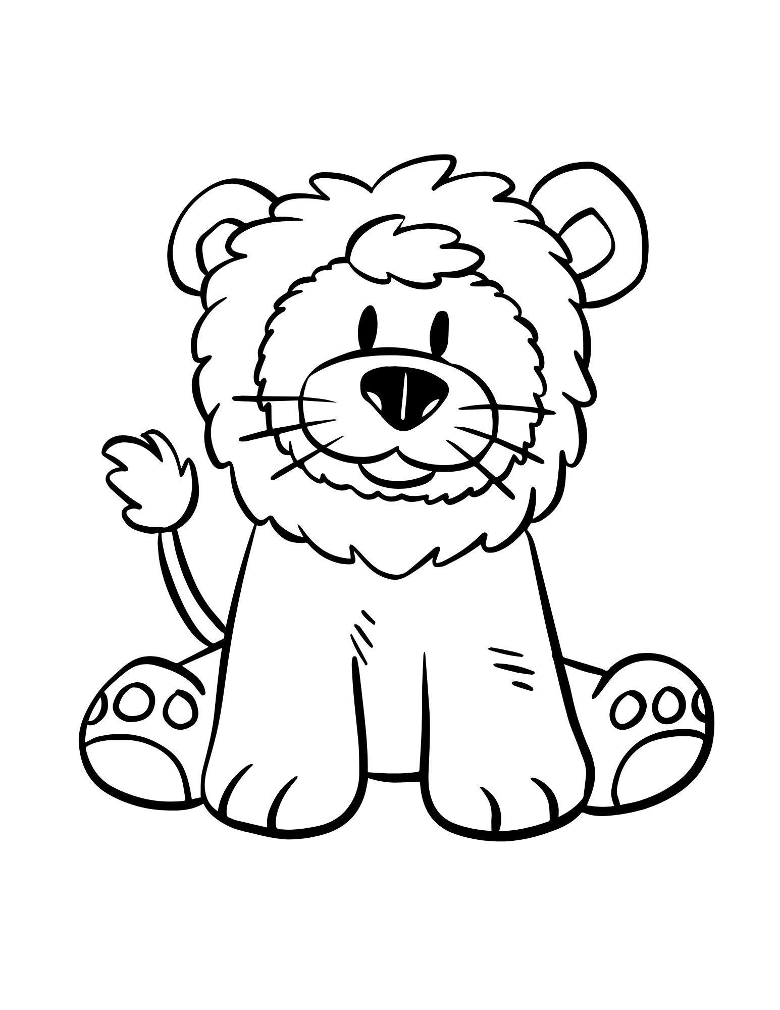 Lion Coloring Pages | Children Activity | Wildlife Coloring Pages ...