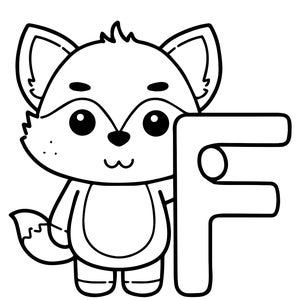 Alphabet Coloring Pages | Preschool Coloring Pages | Animals Coloring ...