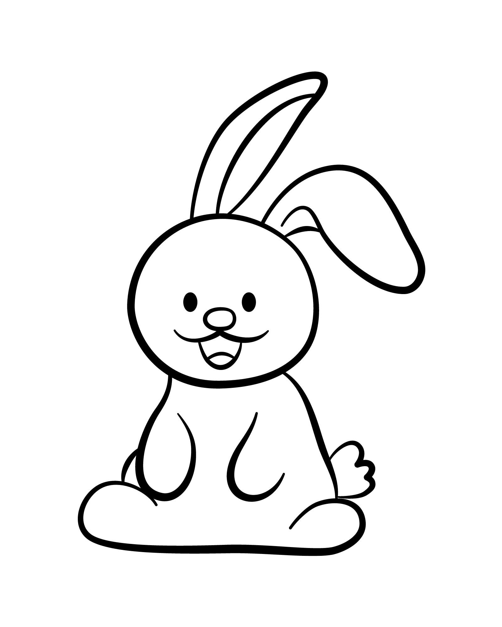 50 Pieces of Rabbit Coloring / Children Coloring / Children Activities ...