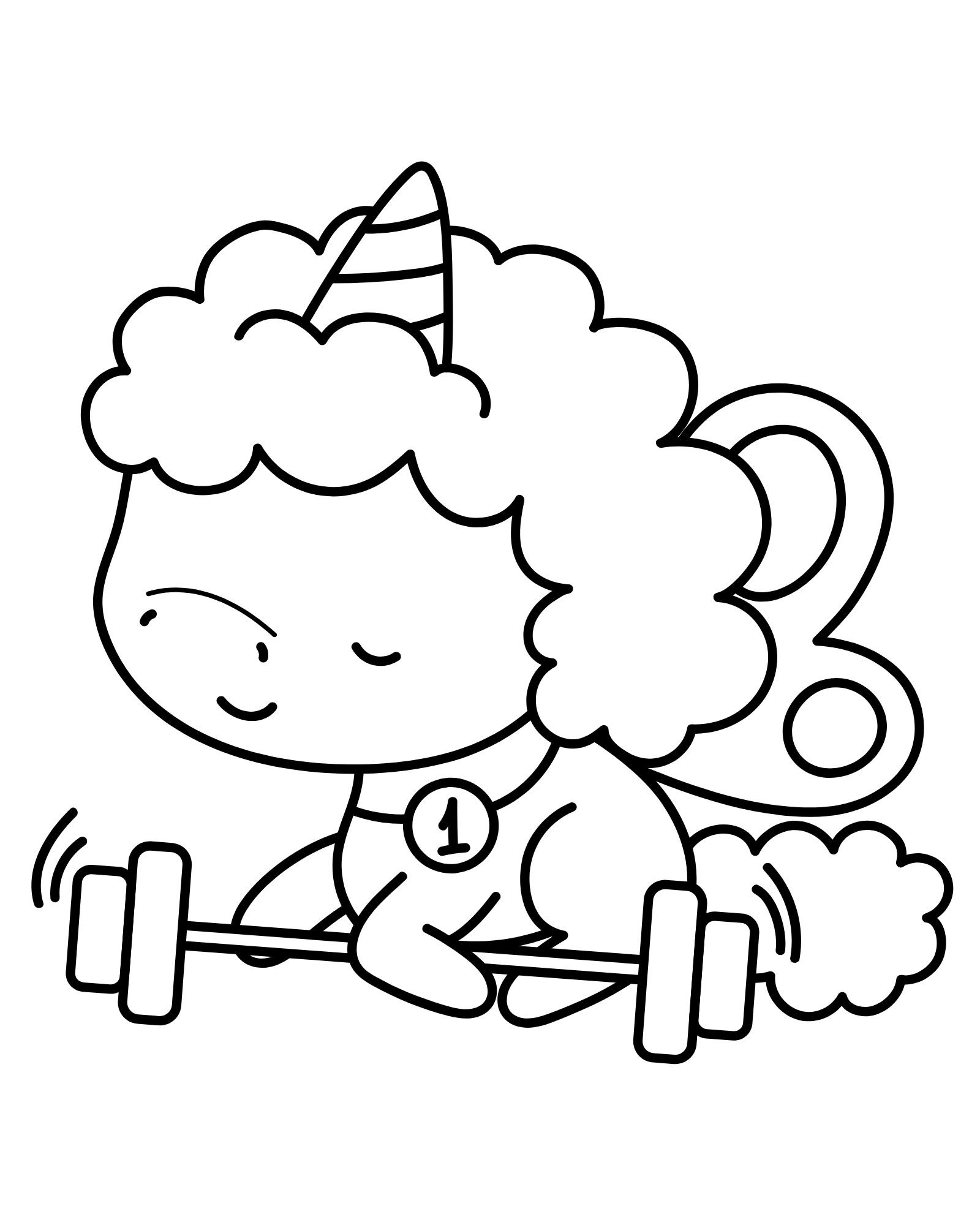 30 Pieces of Unicorn Coloring / Coloring Page for Children / Activities ...