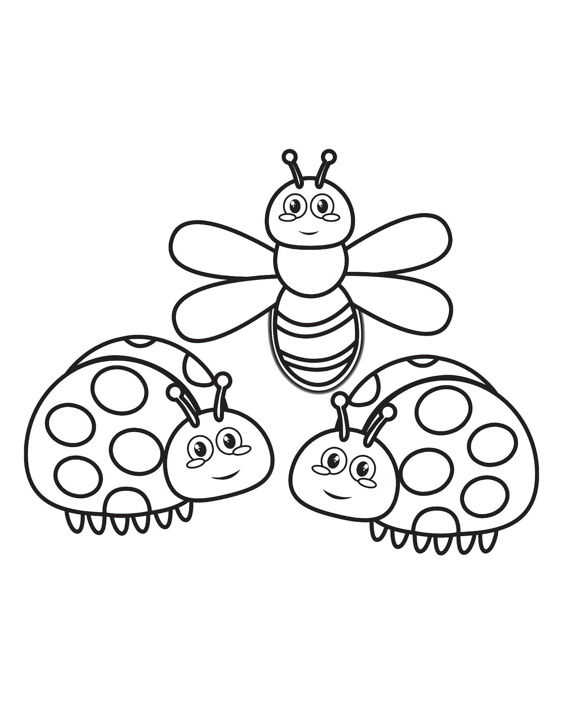 25 Pieces of Ladybug Coloring Pages / Children Coloring / Children ...