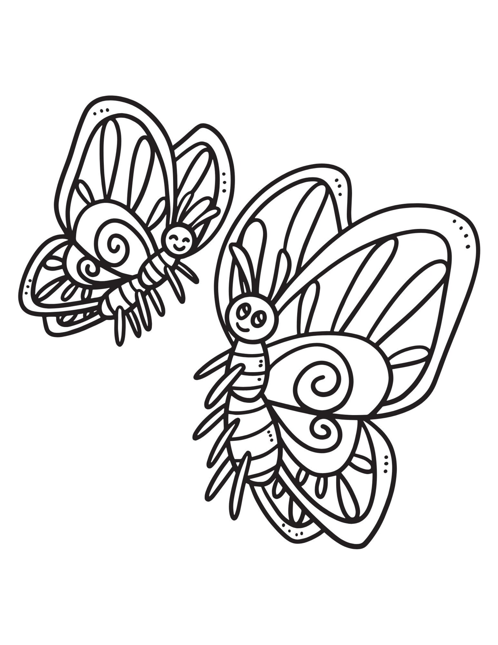 40 Butterfly Coloring Pages Activities for Children Children Coloring ...