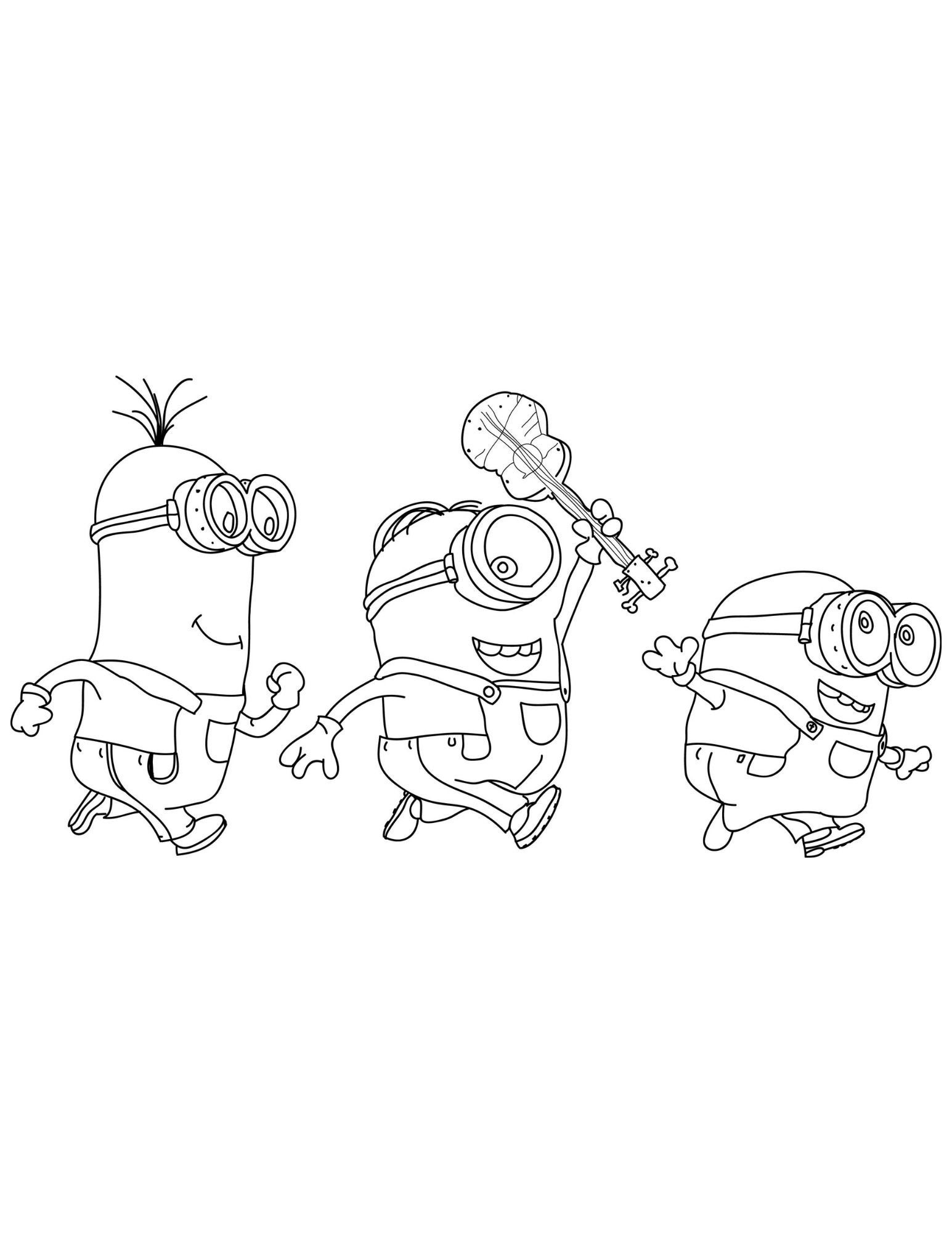 40 Pieces of Minions Coloring Pages / Coloring Pages for Children ...