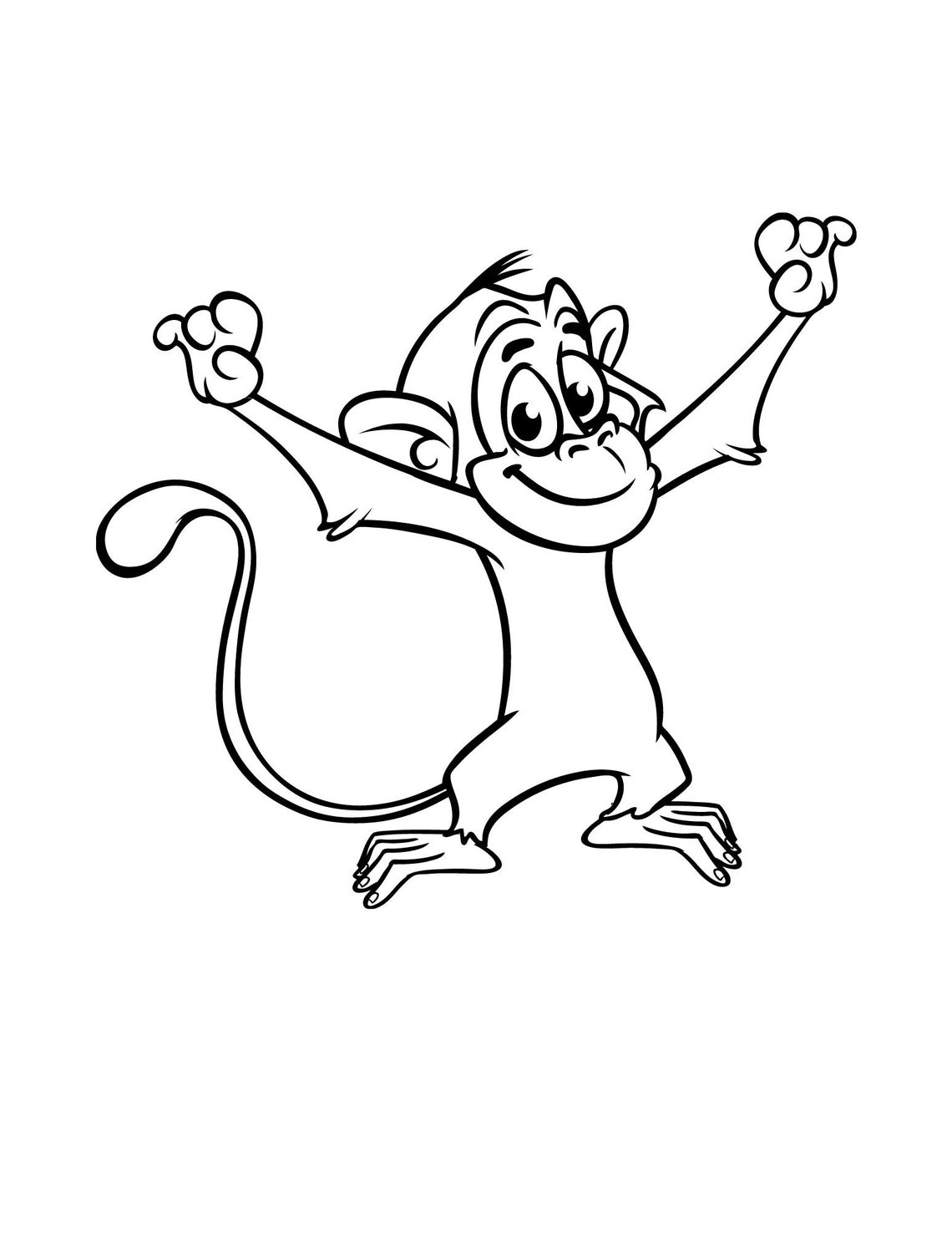 40 Pieces of Monkey Coloring Pages / Coloring Pages for Children ...