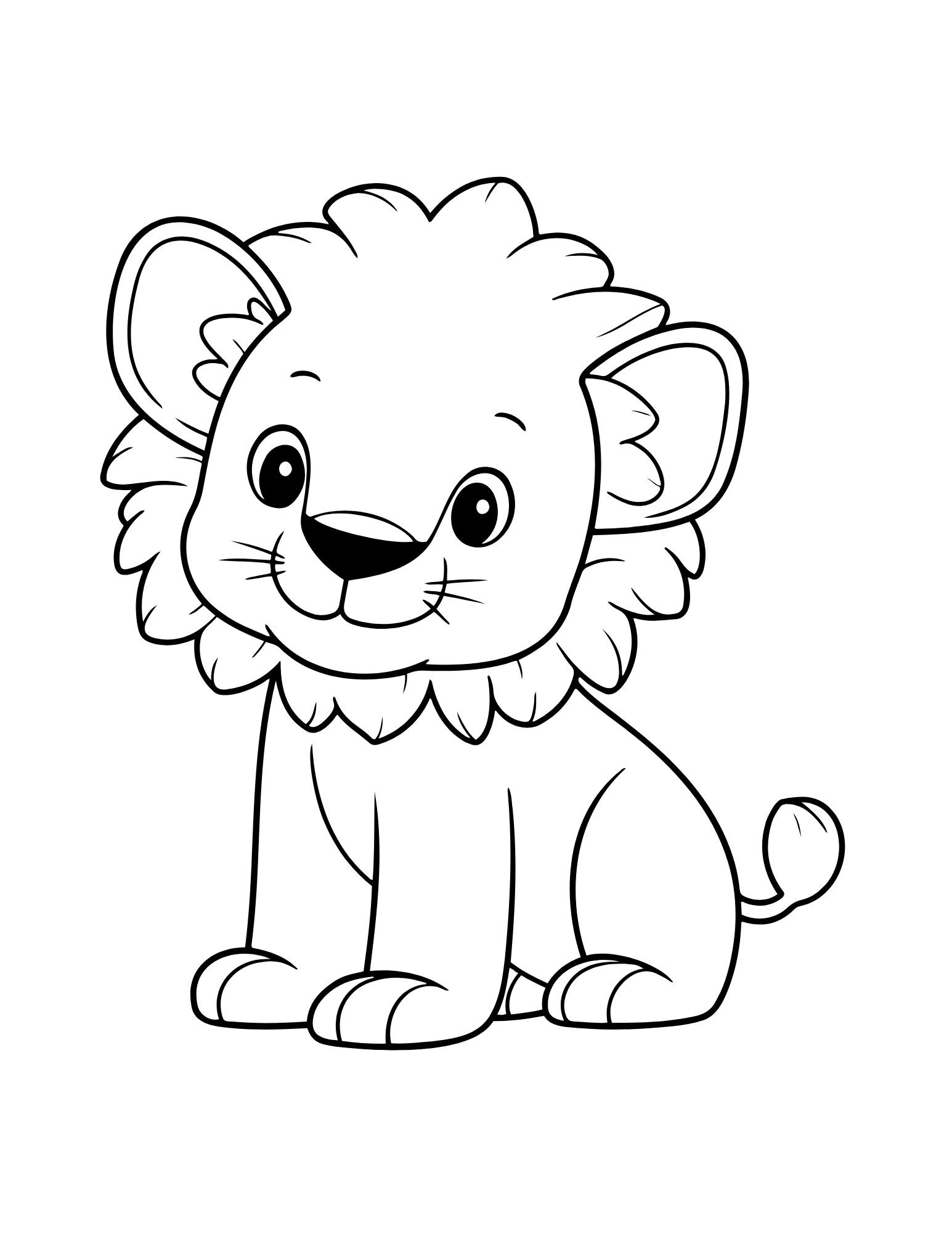 Lion Coloring Pages | Children Activity | Wildlife Coloring Pages ...