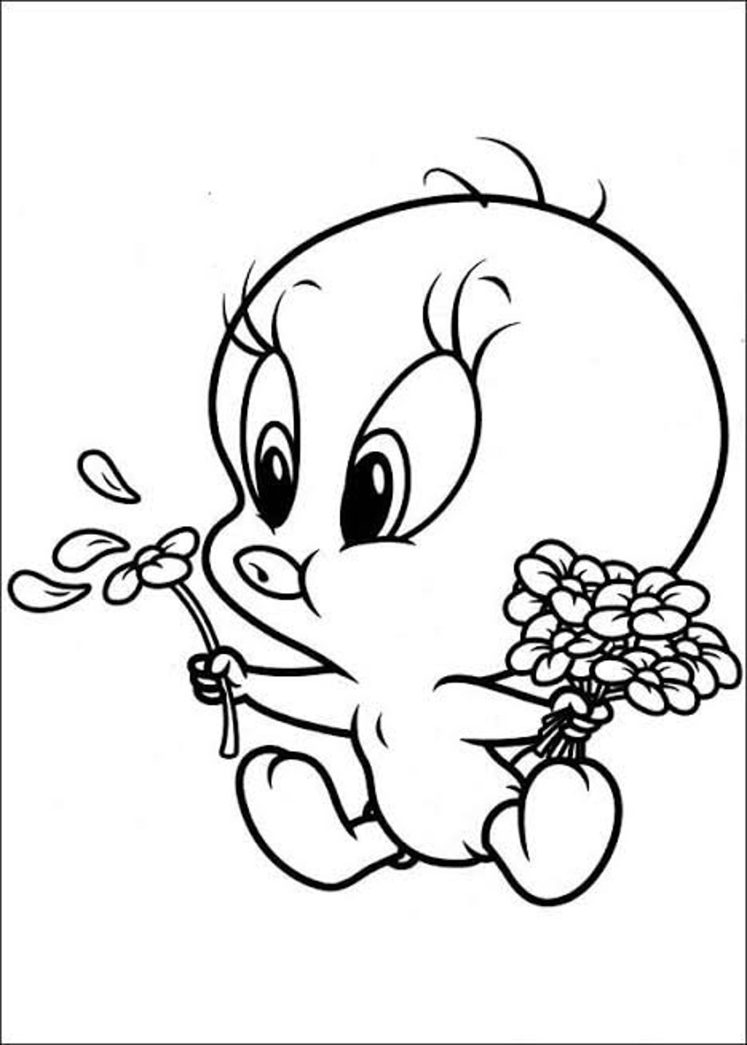 Twety Coloring Pages / Kids Coloring Pages / Kids Activities / Digital ...