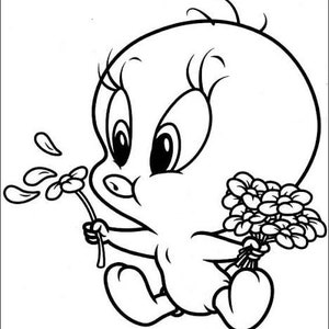 Twety Coloring Pages / Kids Coloring Pages / Kids Activities / Digital ...