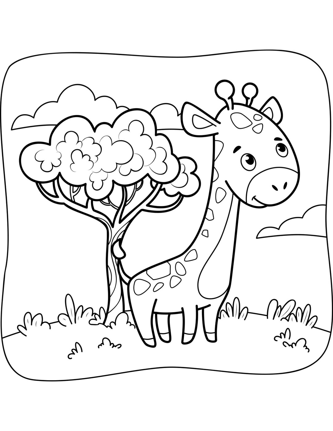 40 Pieces Coloring Pages | Funny Animals Coloring Pages | Digital ...