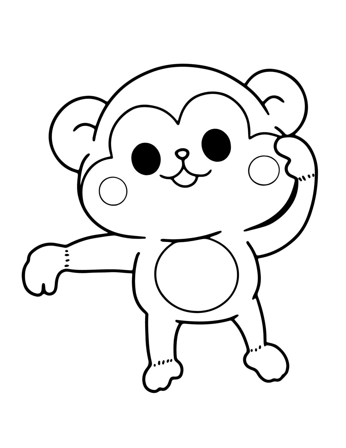 40 Pieces of Monkey Coloring Pages / Coloring Pages for Children ...