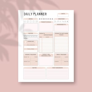 Digital Planner PDF / Printable Planner / Digital Download / Daily ...