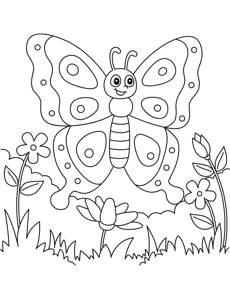40 Butterfly Coloring Pages | Activities for Children | Children ...