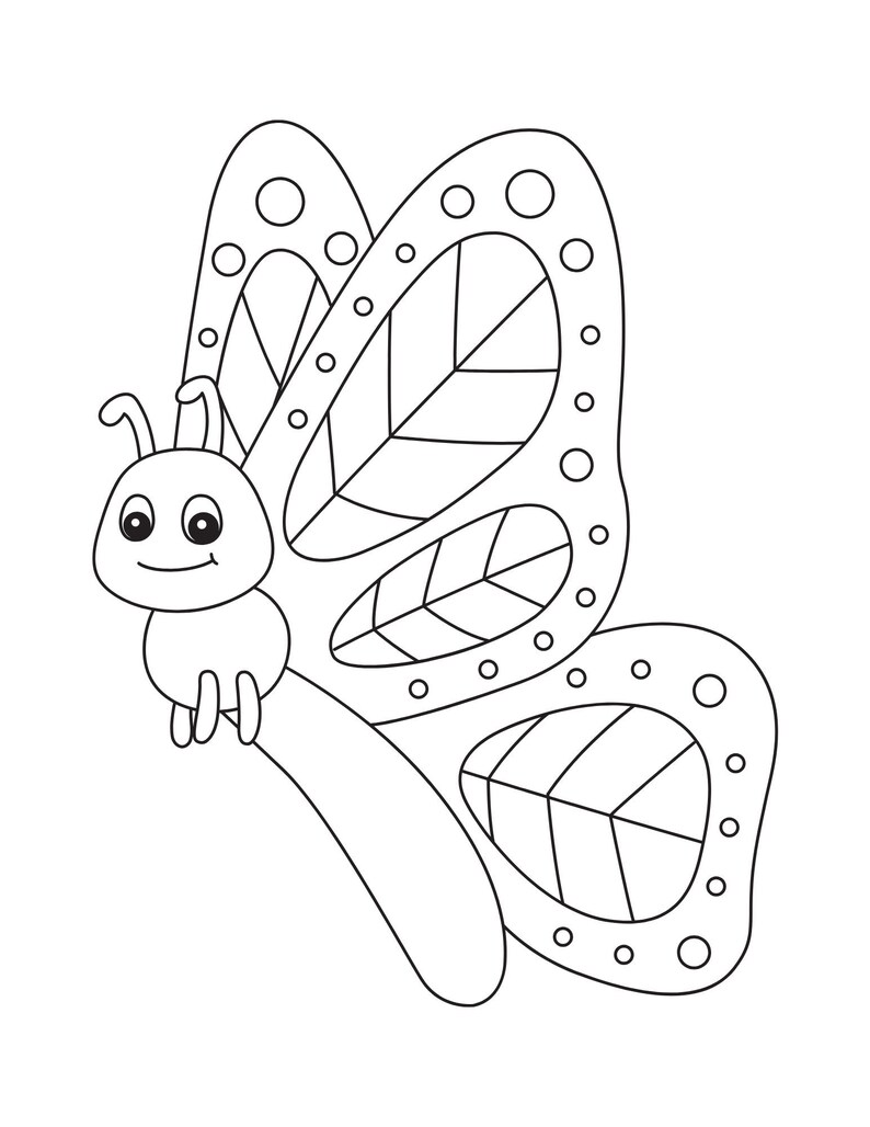 40 Butterfly Coloring Pages Activities for Children Children Coloring ...