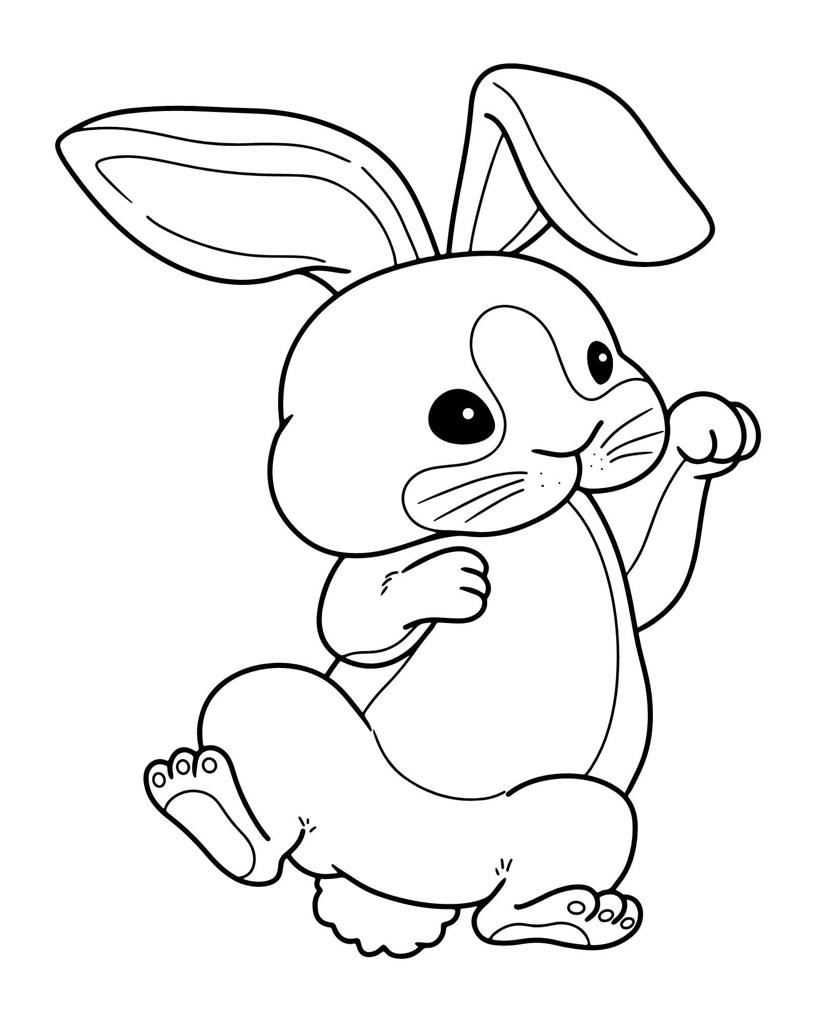 50 Pieces of Rabbit Coloring / Children Coloring / Children Activities ...