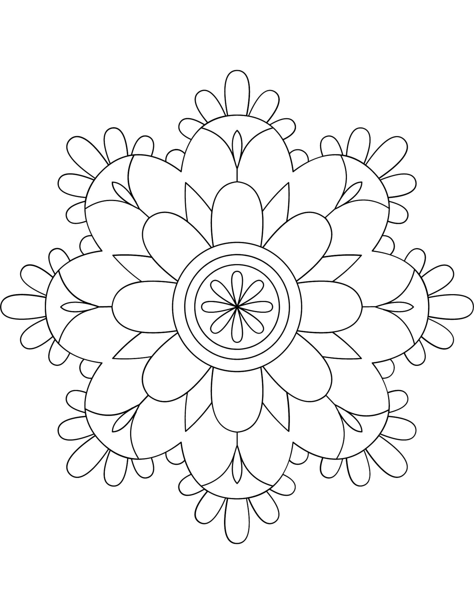 Flower Coloring Pages | 40 Coloring Pages | Coloring for Children ...