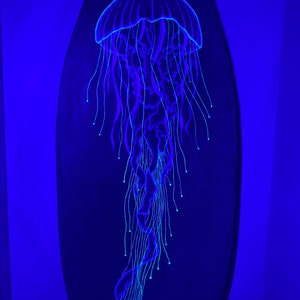 Glow-in-the-dark Jellyfish Surfboard - Etsy