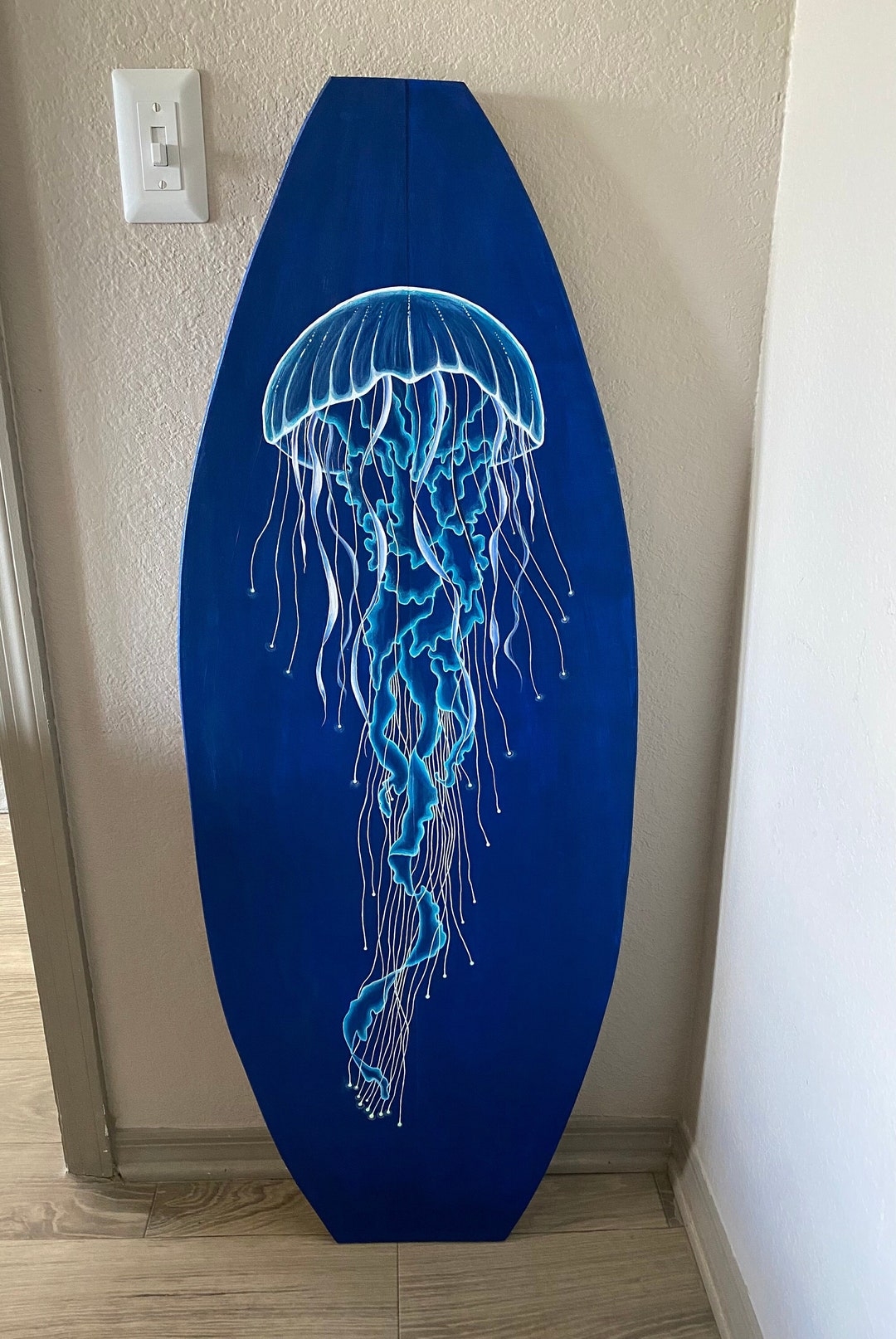 Glow-in-the-dark Jellyfish Surfboard - Etsy