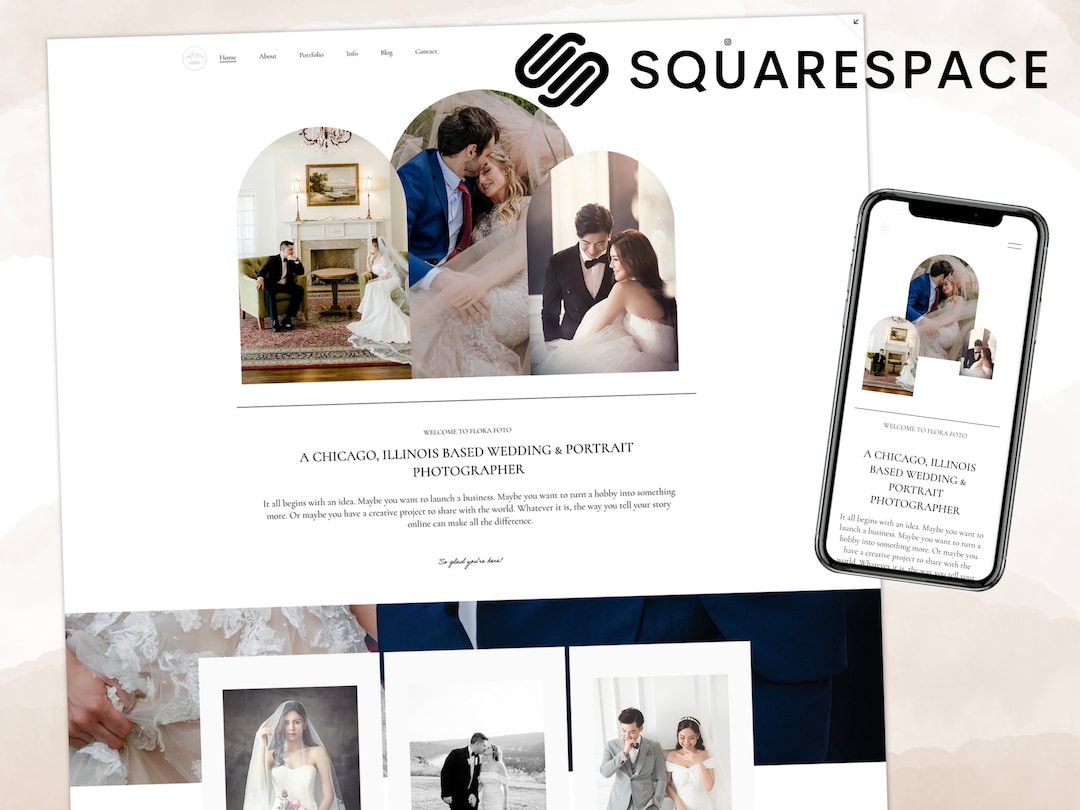 Squarespace Template, Squarespace 7.1 Template, Squarespace Website ...