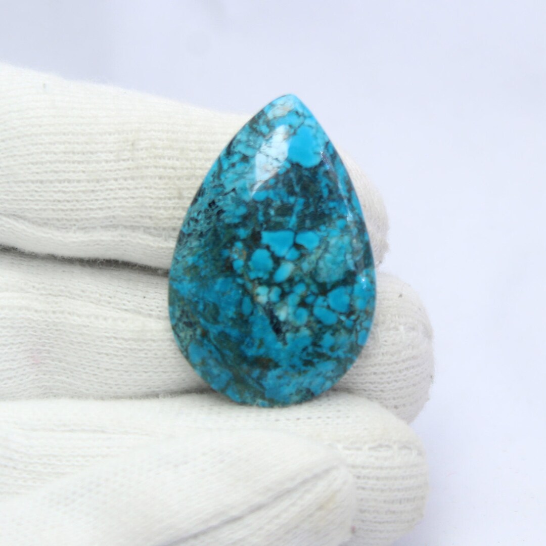 Gemstone Blue Turquoise Blue Turquoise Cabochon Blue Turquoise Loose ...