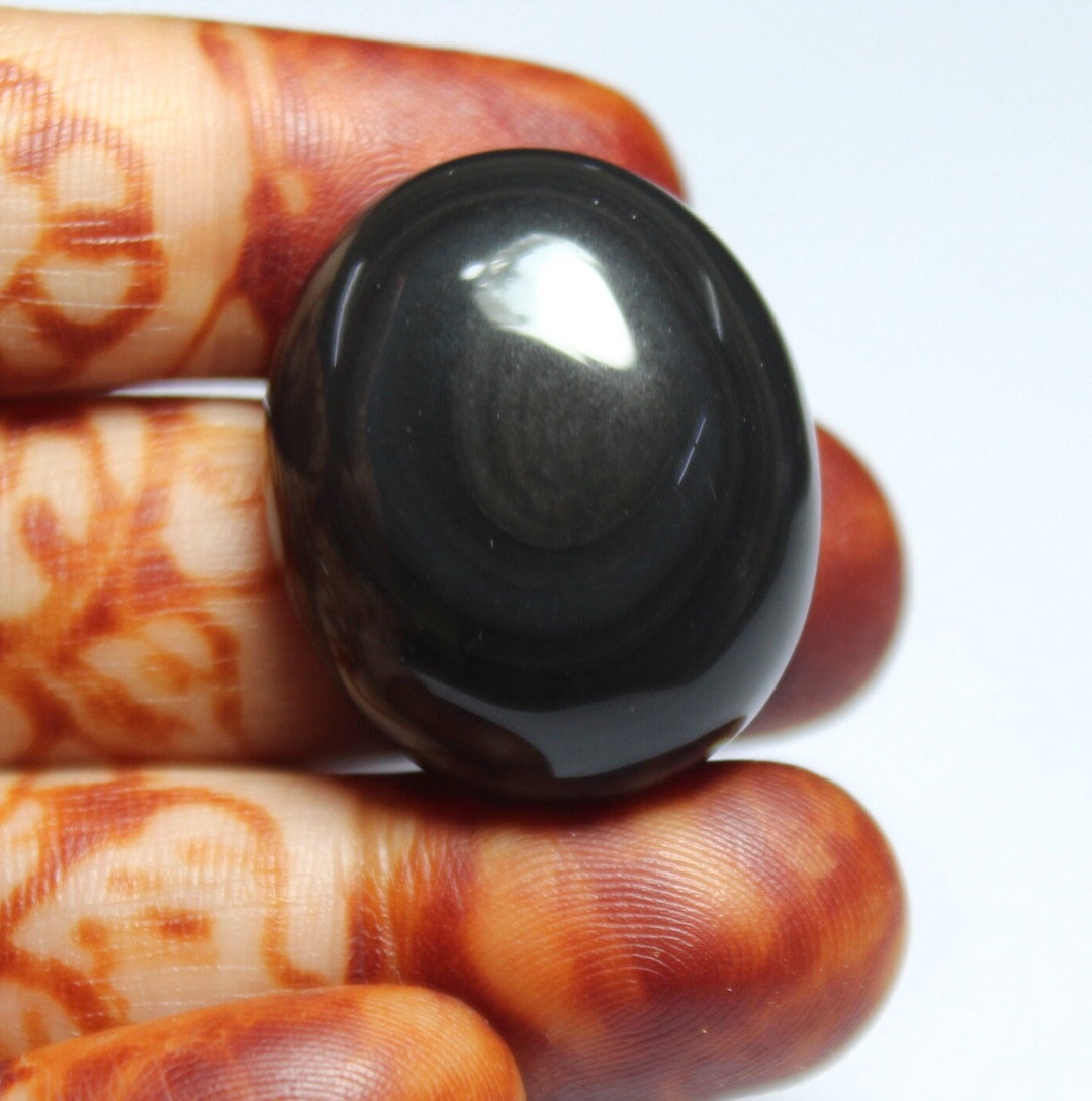 Copper Rainbow Obsidian Natural Copper Rainbow Obsidian - Etsy