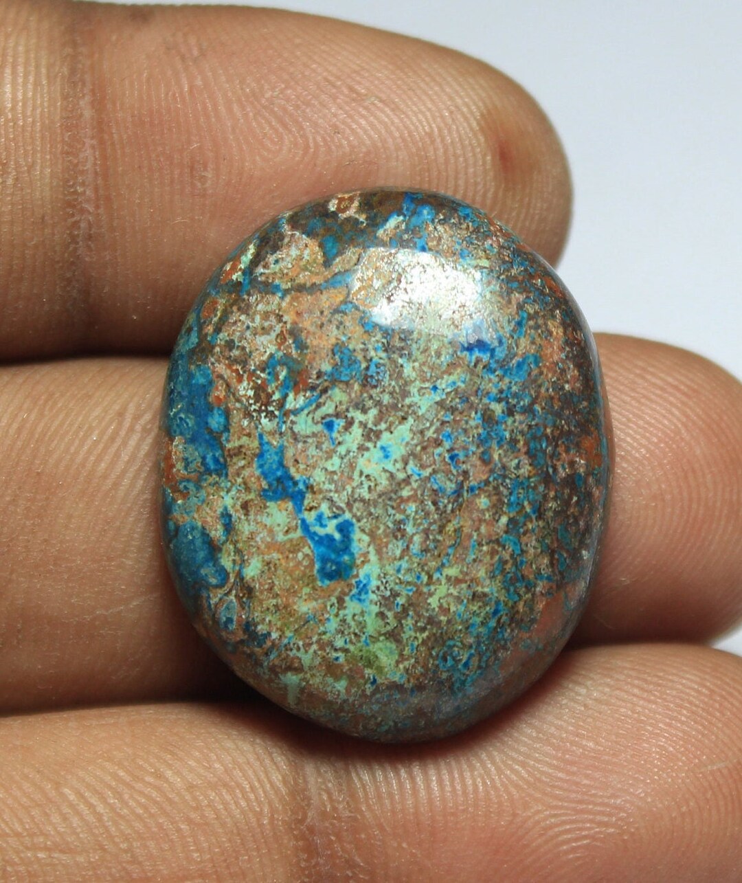 Natural Azurite Shattuckite Azurite Cabochon Stone - Etsy