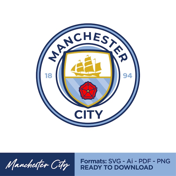 Manchester City Svg - Etsy UK