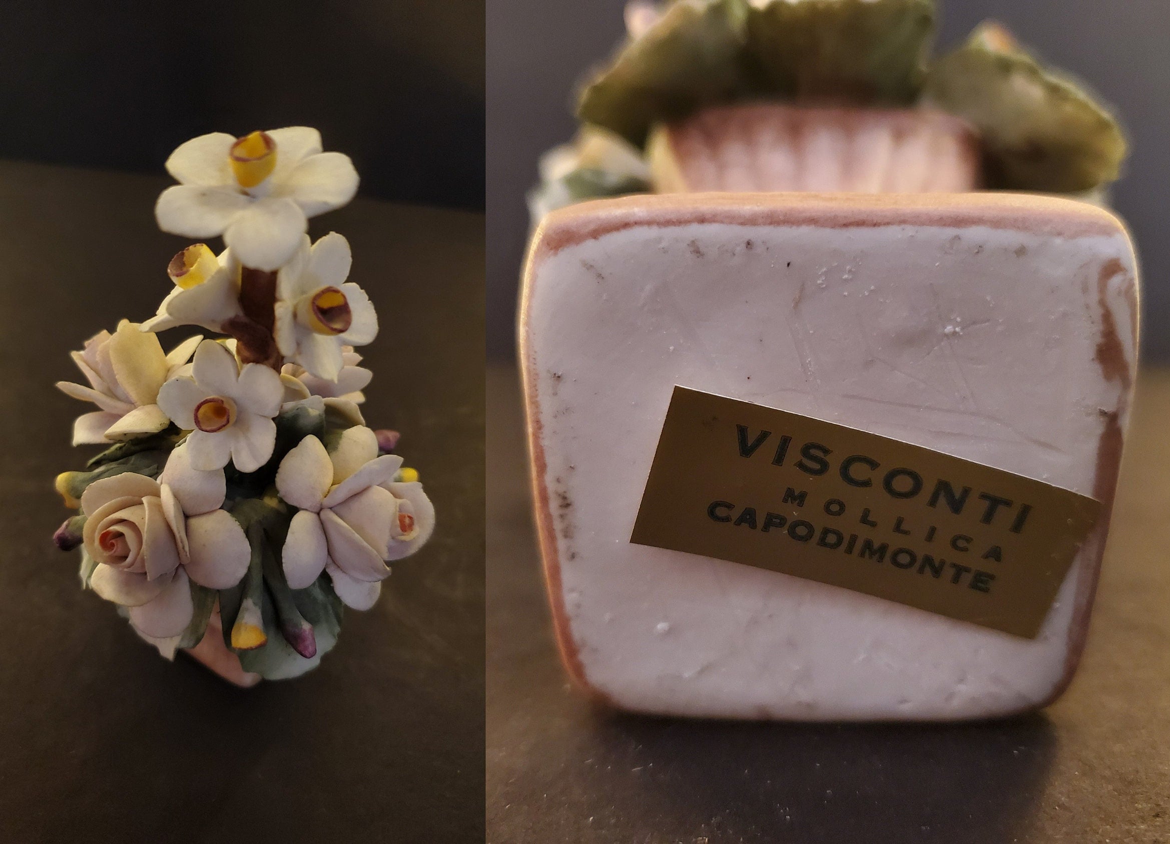 Visconti Mollica Capodimonte Flower Vase - Etsy