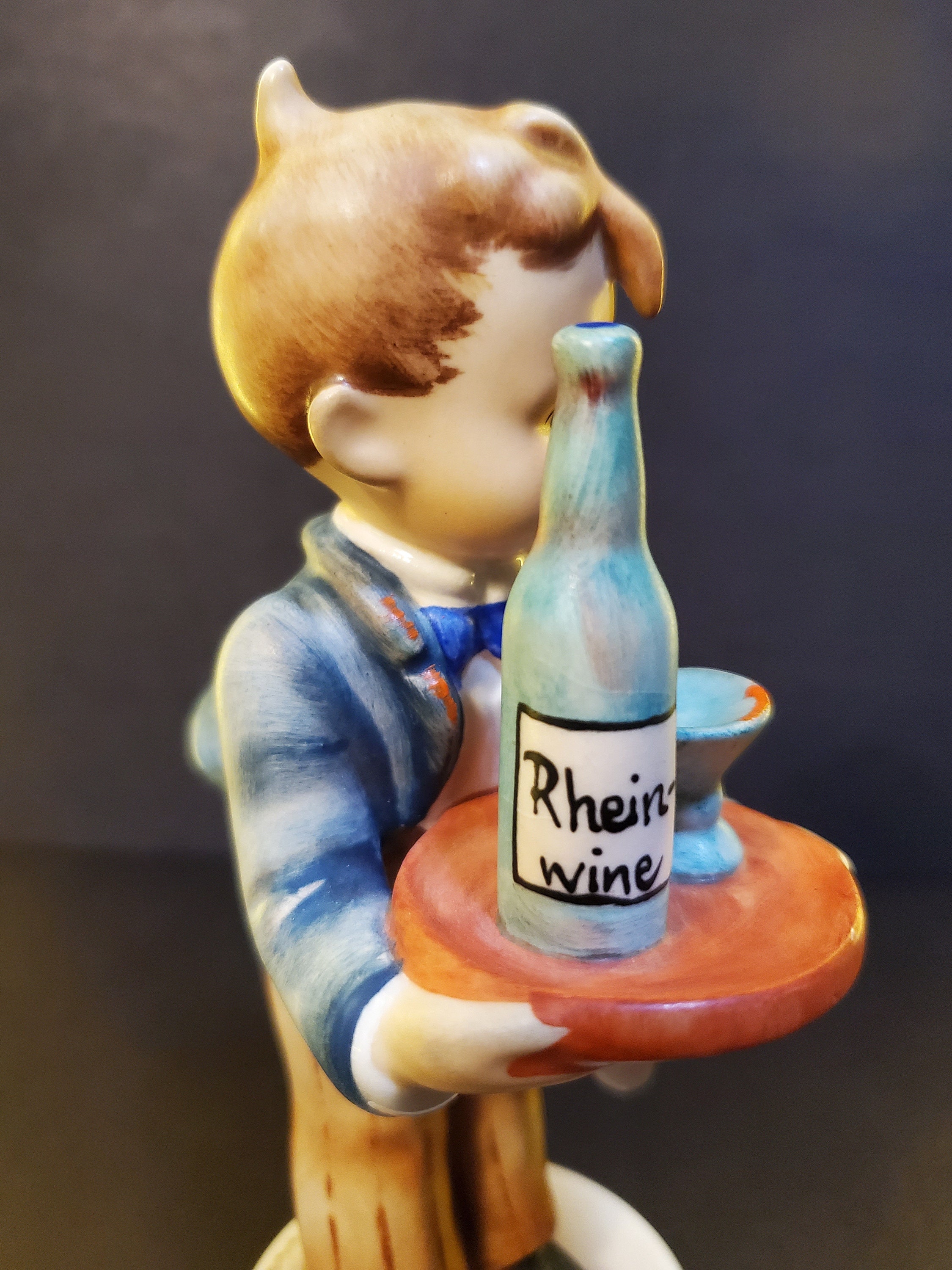Authentic Hummel Goebel 'waiter' Figurine (HUM 154/0) | TMK-6 - Etsy