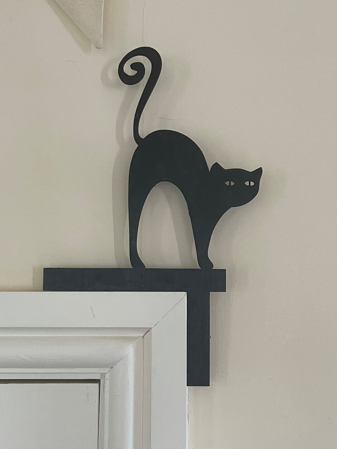 Black Cat | Halloween Door Corner | Halloween Frame Corner | Spooky ...