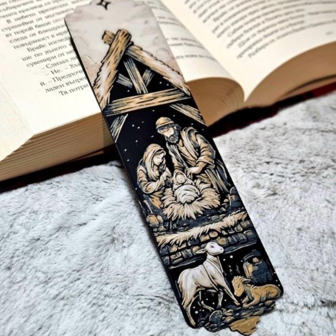 3D Printed Nativity Bookmark • Christian Christmas Gift - Etsy