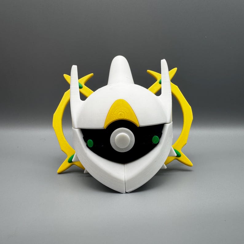 Arceus Pokeball 3D Printed Display | Legendary Pokémon Decor | Anime ...