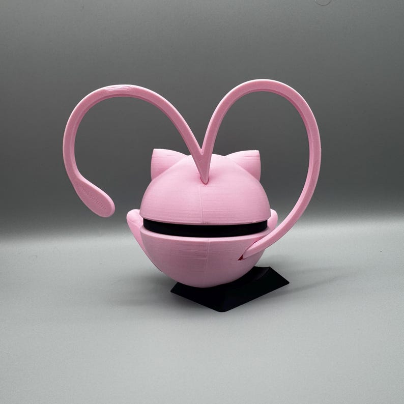 Pokémon Mew Love Ball Decor Gift | Cute Valentine Figurine | Romantic ...