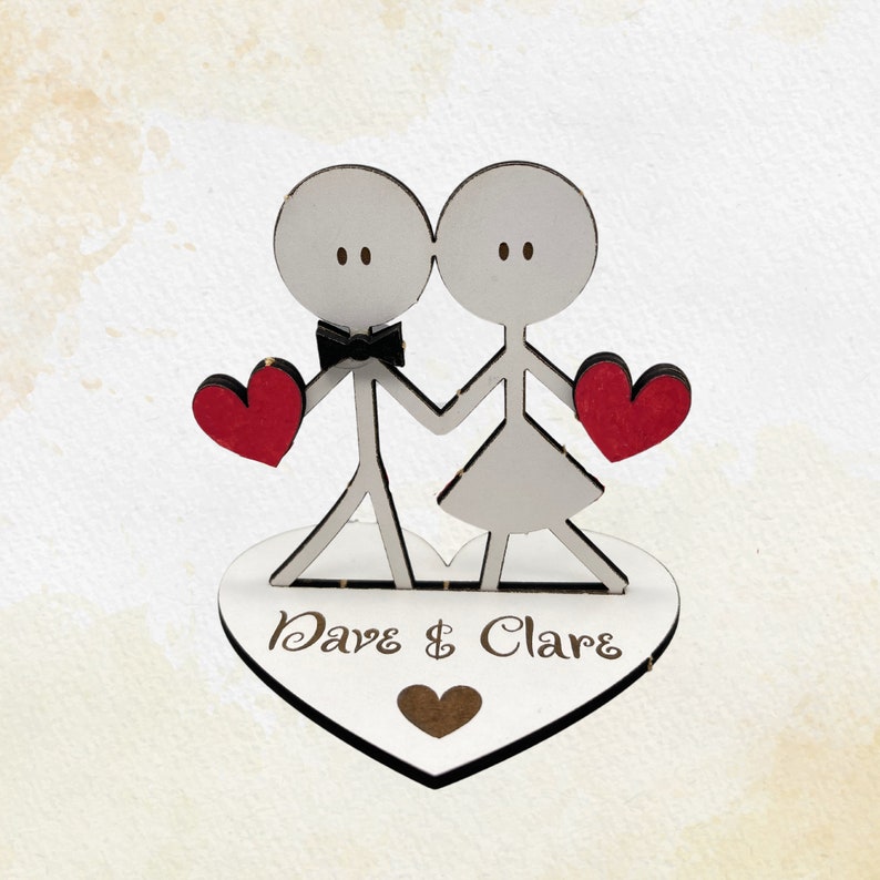 Valentines Day Pop Up Card Craft Create Your Own 3d Love Scene Personalised Figures Perfect