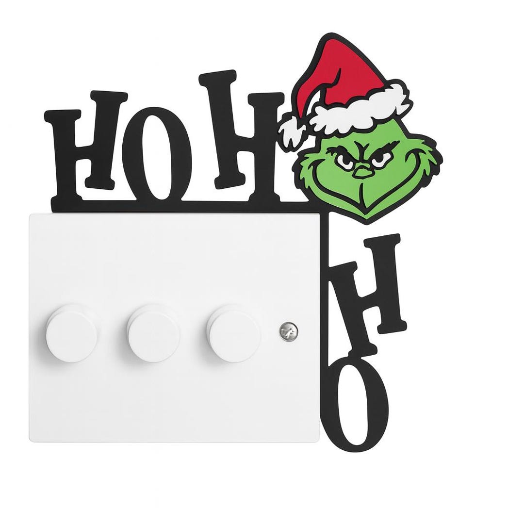 Grinch Christmas Light Switch Surround: 3D Printed Festive Decor - Etsy