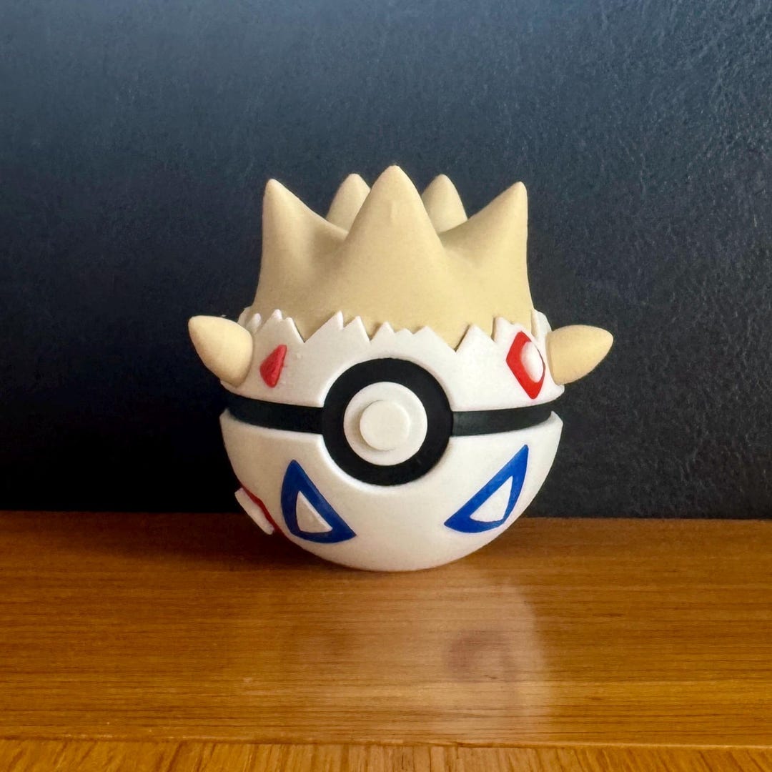 Togepi Fusion Pokeball | 3D Printed Display Ball | Pokémon #175 Display ...