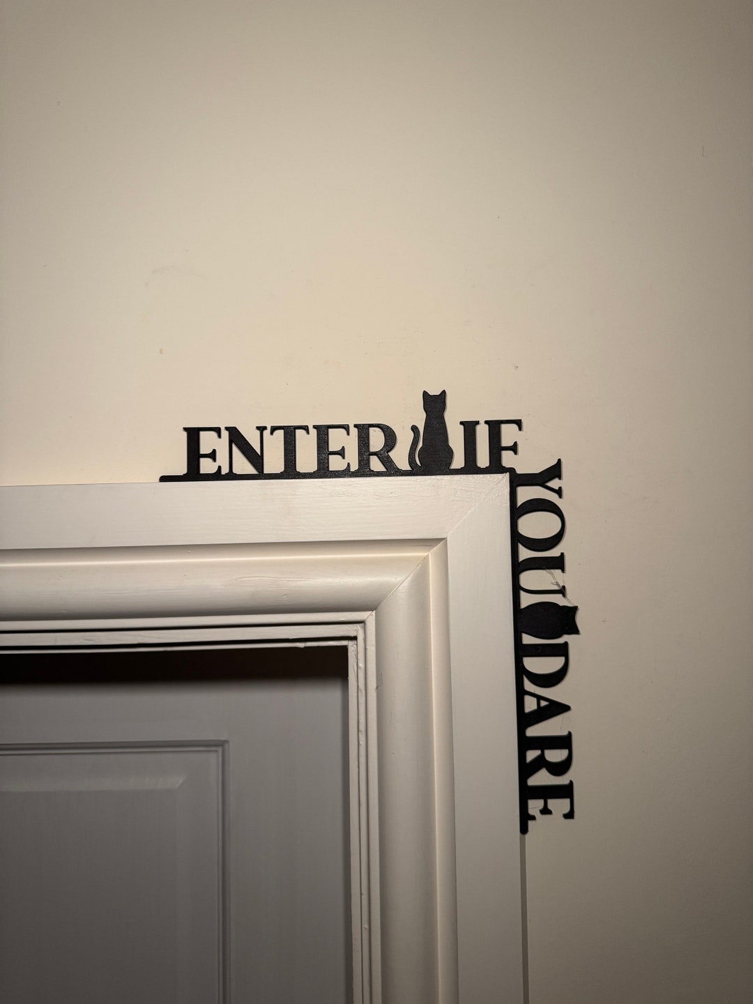 Halloween “enter If You Dare” Door Corner Decor | Halloween Frame ...