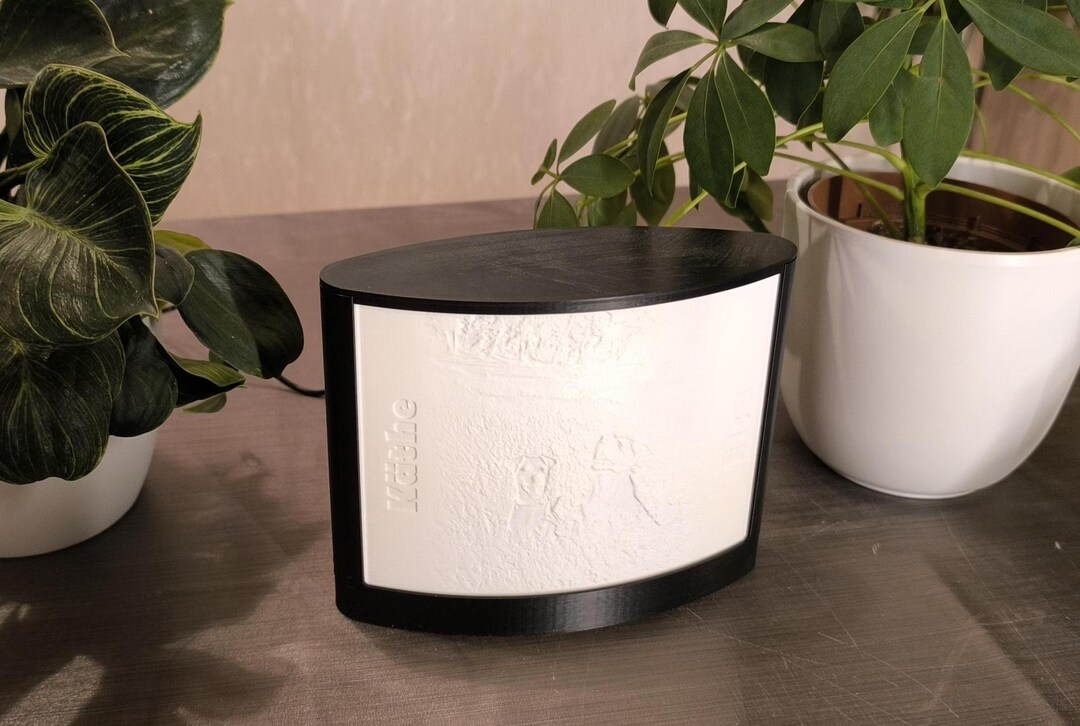 Personalized 3D Printed Lithophane Lamp With LED Lighting and Dimming ...