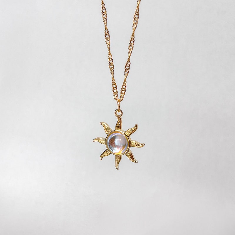 Sun Pendant - Etsy
